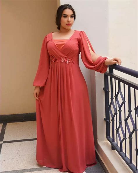 Plus Size Long Appliqued Lantern Sleeves Evening Dress Ever Pretty Us