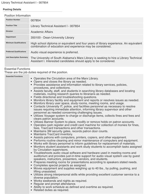 Angela Rand On Linkedin Library Technical Assistant Position Marx Library Is Hiring A Staff…