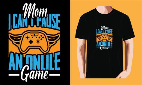 Mom I Can Pause An Online Game 22892031 Vector Art At Vecteezy