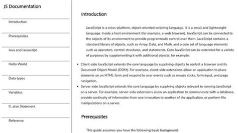 Technical Documentation Page Build A Technical Documentation Page Html Css The