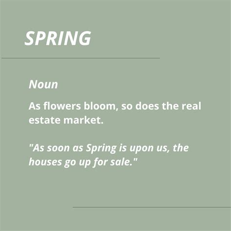 Spring Has Officially Arrived And The Real Estate Market Is In Full