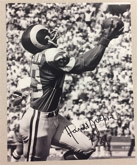 Harold Jackson Signed Los Angeles Rams 8 X 10 Photo Nice Ebay