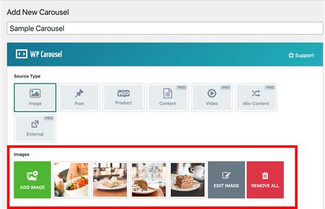 Wp Carousel ปลั๊กอินสร้าง Carousel Slider Gallery สำหรับ Wordpress