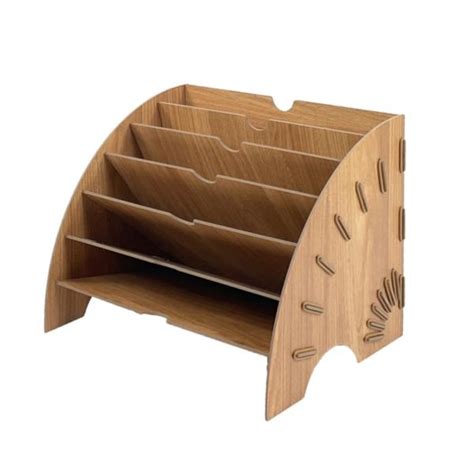 부채형 파일꽂이 서류 정리함 보관함 화일박스 종이 6단 디바이스마트