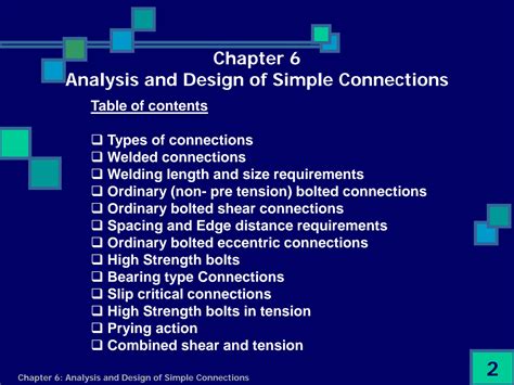 SOLUTION Ch6 Design Of Simple Connections Analysis And Design Of Simple Connections 3rd Year