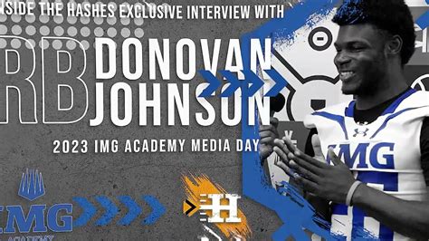 4⭐️rb Donovan Johnson 23 Img Academy Media Day An Inside The