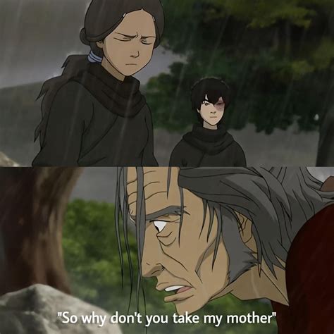 Yon Rha Offering His Mothers Life When Both Katara And Zukos Mothers