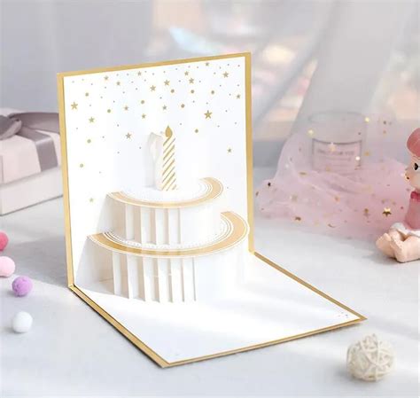 Foldable Birthday Cards Invitation
