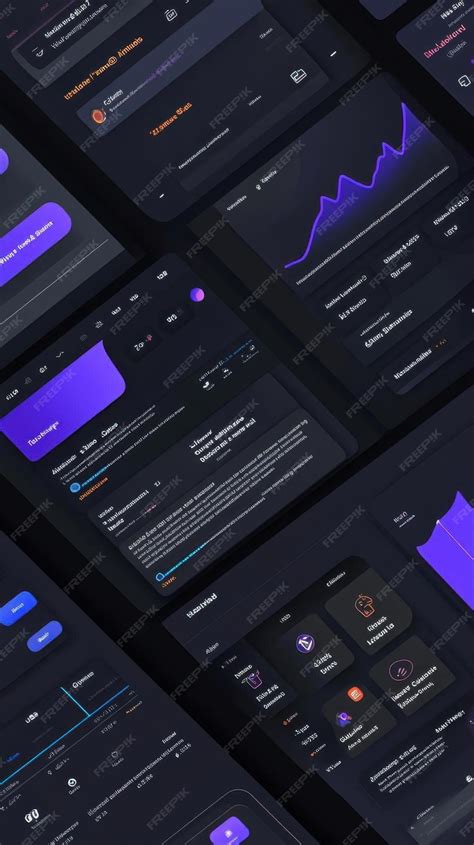 Dark Mode Ui Design Premium Ai Generated Image