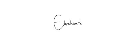 94 Ebrahim K Name Signature Style Ideas Cool Esignature