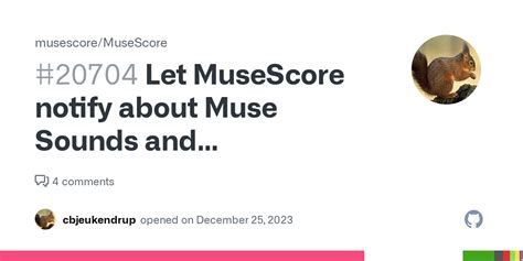 Let Musescore Notify About Muse Sounds And Musesampler Updates · Issue