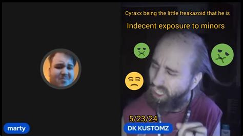 The Pervert Cyraxx Exposed Himself On Youtube Again 5 23 24 On Mbm