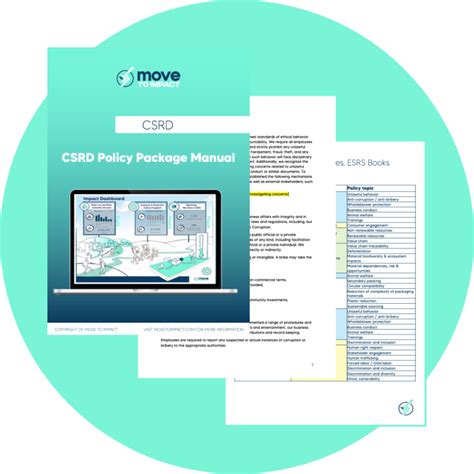 Csrd Policy Templates Move To Impact