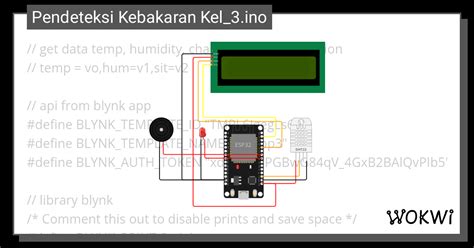 Pendeteksi Kebakaran Kel 3 Iot Copy Wokwi ESP32 STM32 Arduino