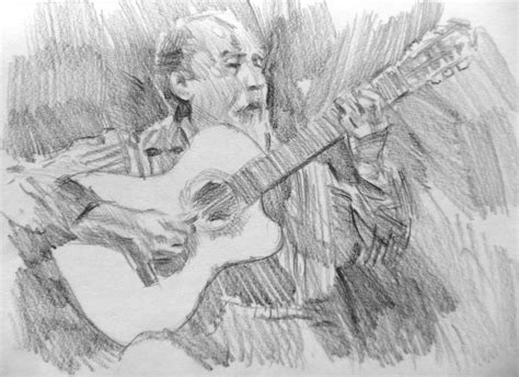 Classical Guitar Drawing At Explore Collection Of