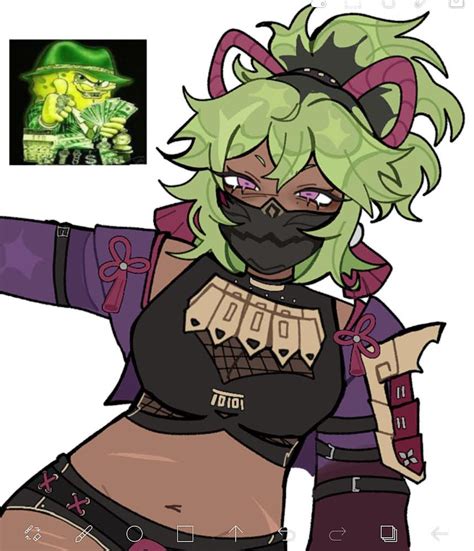 Heaven Blkventi Kuki Shinobu Spongebob Squarepants Genshin Impact