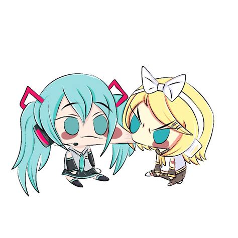 Miku X Rin By Kuromomo P On Deviantart