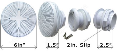 🔥 25215 000 000 Cmp Fiberglass Pool Spa Suction Main Drain