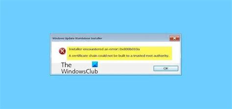 Fix Install Error X B A In Windows Update