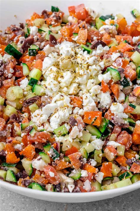 Chopped Greek Salad Cooking With Ayeh