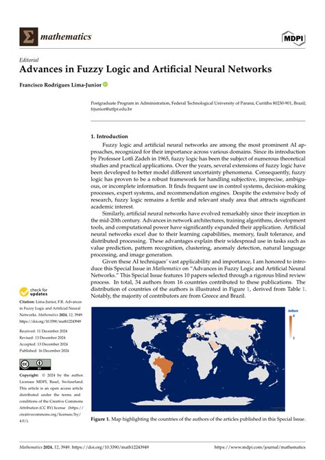 Pdf Advances In Fuzzy Logic And Artificial Neural Networks