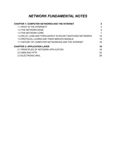 chapter 1 computer networks and the internet network fundamental