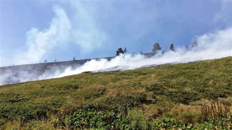 Пети ден продължава гасенето на пожара в Национален парк „Рила“