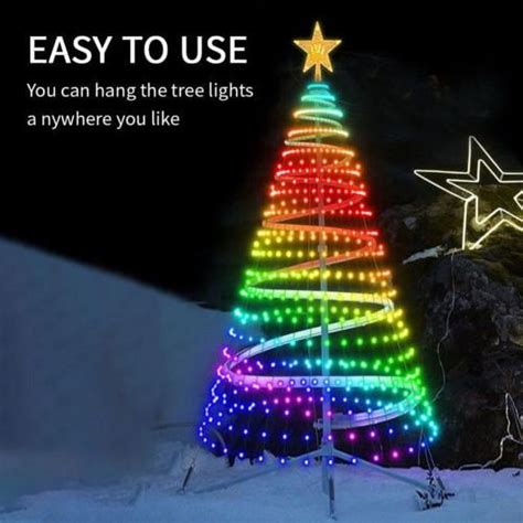 Christmas Tree Lights For Decoration With Remote Control 1 8m As2