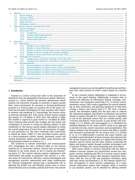 Solution How Smart Is E Tourism A Systematic Review Of Smart Tourism Recommendation System