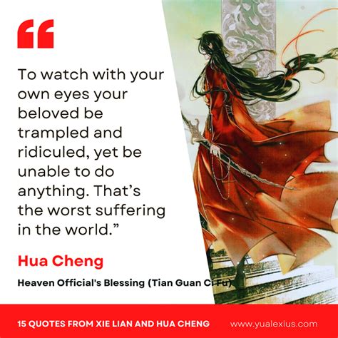 15 Heaven Officials Blessing Quotes From Hua Cheng And Xie Lian To