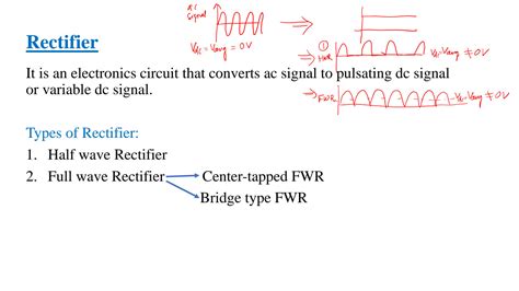 Solution Notes On Rectifier Circuit Ripple Factor And Form Factor