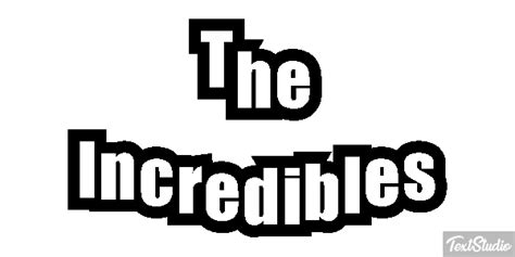The Incredibles Movie Animated Logo Designs The Incredibles Movie Animated Logo Designs