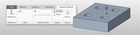 Datum Feature Symbols In Creo 4 0 Ptc Community