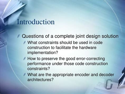 Ppt Block Ldpc A Practical Ldpc Coding System Design Approach