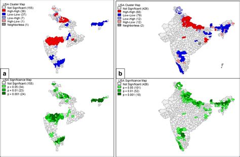 Local Indicators Of Spatial Association Cluster Map And The