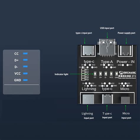 Data Cable On Off Detection Board USB Type C Micro Grandado