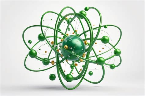 Premium Photo Electron Cloud Atom Model Structure Erwin Schrodinger Atomic Orbital Parts Structure