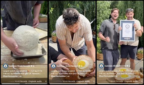 Britse Eierbal Goed Voor Een Wereldrecord Frituurwereld