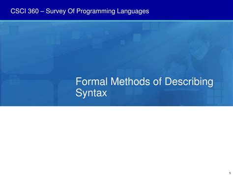Ppt Csci 360 Survey Of Programming Languages Powerpoint Presentation