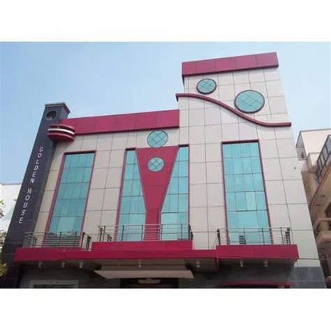 Building ACP Cladding Work At 230 Square Feet Aluminium Composite Panel Cladding In