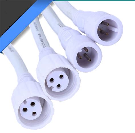3 PIN IP68 Waterproof Push In Male Female Connector Cable Set 3 PIN IP68 Waterproof Connector