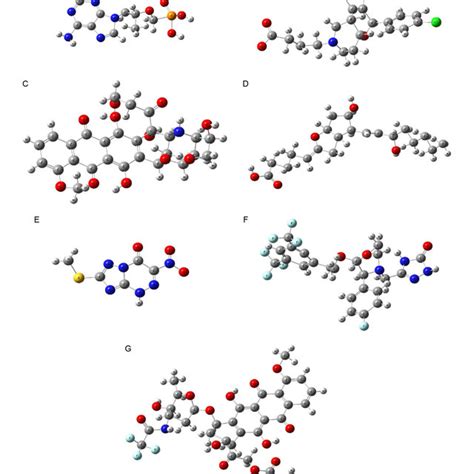 Optimized Structure Of A G Tenofovir Bepotastine Epirubicin Download Scientific Diagram