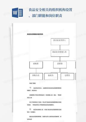 医疗器械二类备案组织机构与部门设置说明经营设施设备目录Word模板下载 编号qnyxwdny 熊猫办公