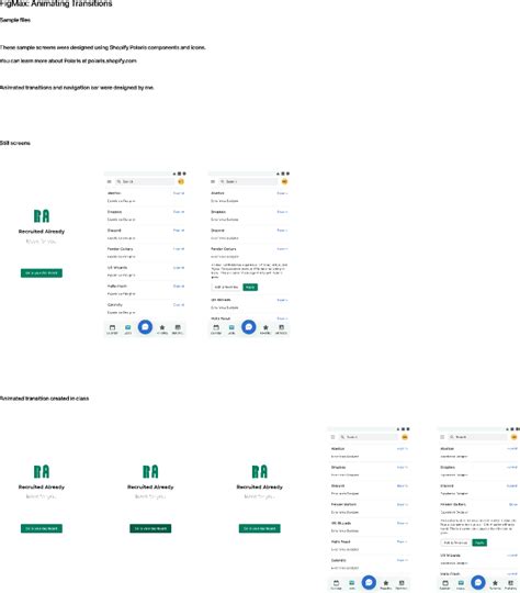 FigMax Animating Transitions Sample Files Figma