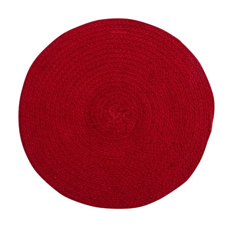 Round Red Cloth Placemats At Clarence Swingle Blog