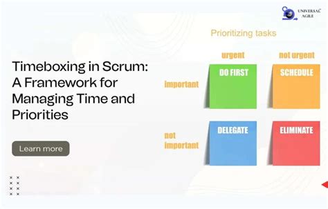 Timeboxing In Scrum A Framework For Managing Time And Priorities