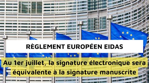 Eidas Le Règlement Européen Sur La Signature électronique