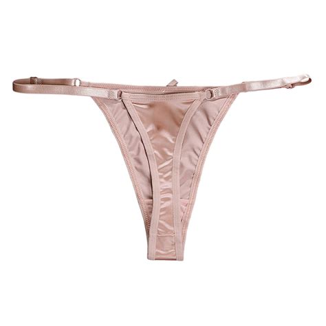 Gewsey Lace Thongs For Women String Criss Cross High Waisted Underwear