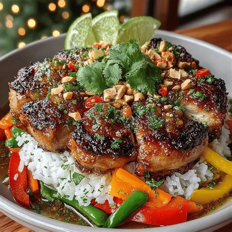 Spicy Thai Chicken Rice Bowls A Flavorful Journey Mysimpledishes