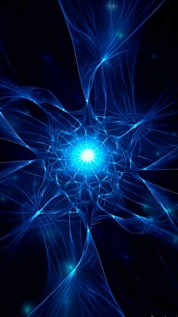 Premium Ai Image Neural Network Space Threads Optical Fiber Networks